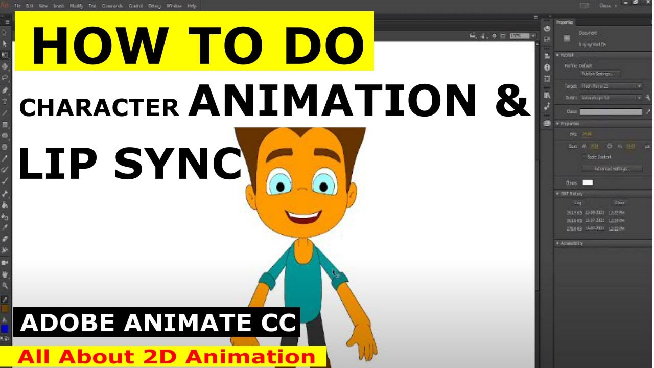 ️ How to use Symbols for character animation in Animate CC