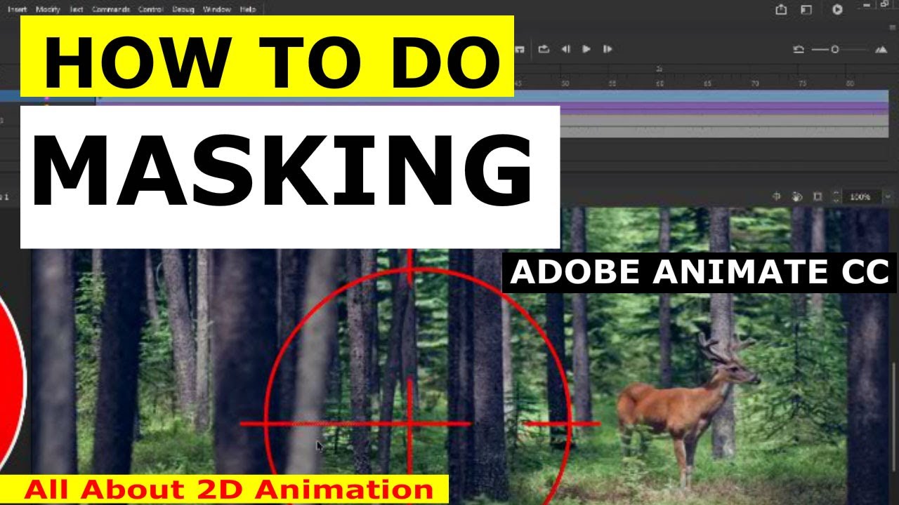 ️ How to do Masking in Adobe Animate CC